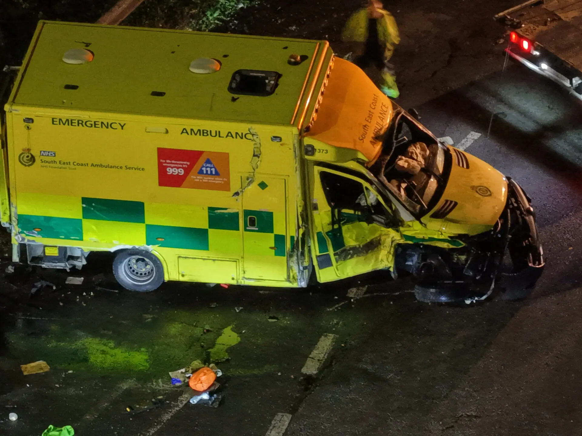 Four Injured After Ambulance and Car Crash Closes M2 in Kent | UKNIP ...
