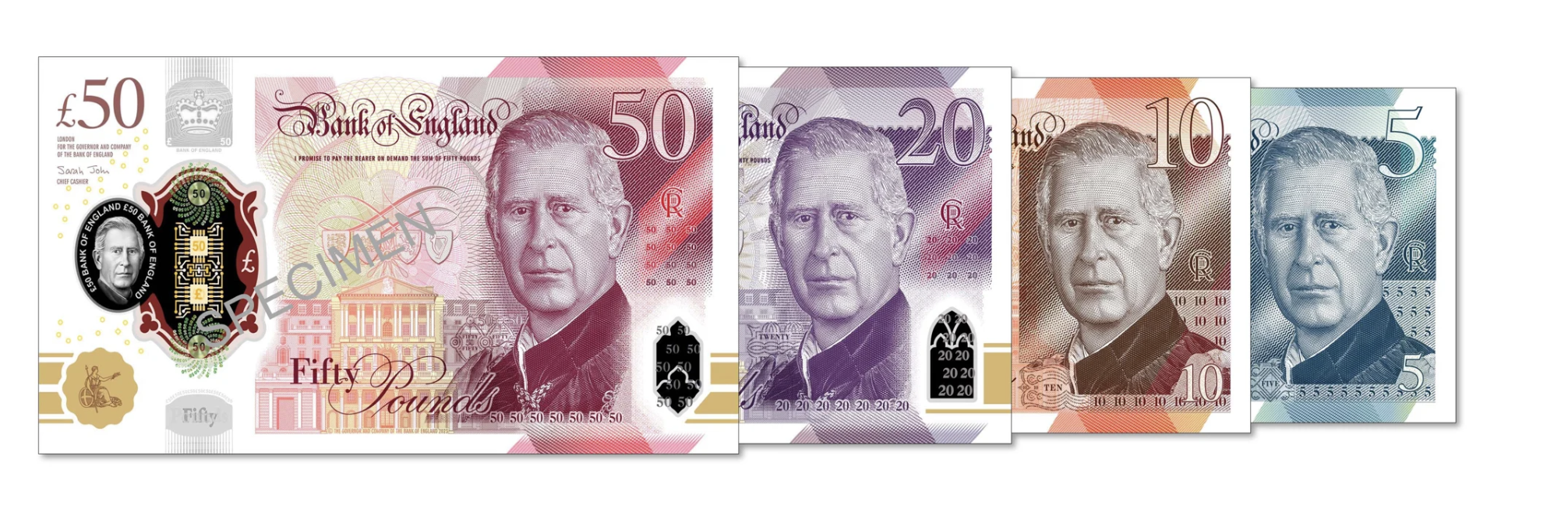 New Banknotes Featuring King Charles III Enter Circulation Across ...